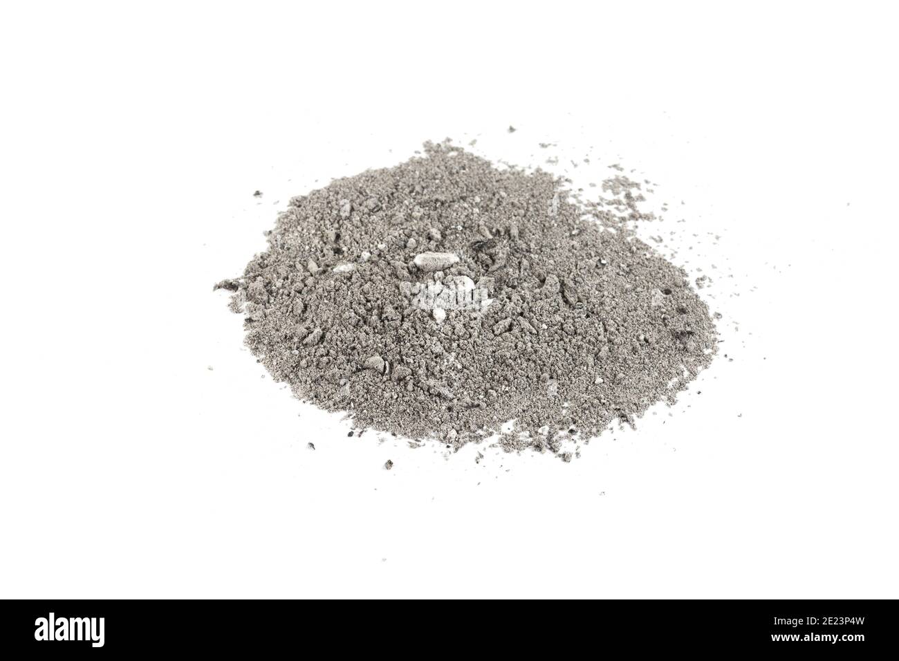 Ash isolated on white background Stock Photo - Alamy