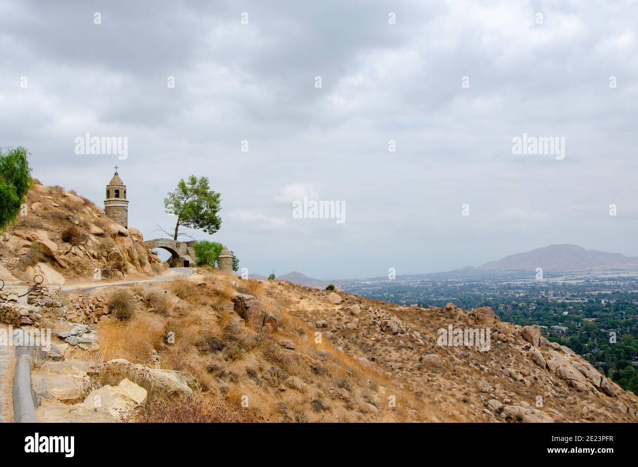 Mount Rubidoux overlooking Riverside, California Stock Photo - Alamy