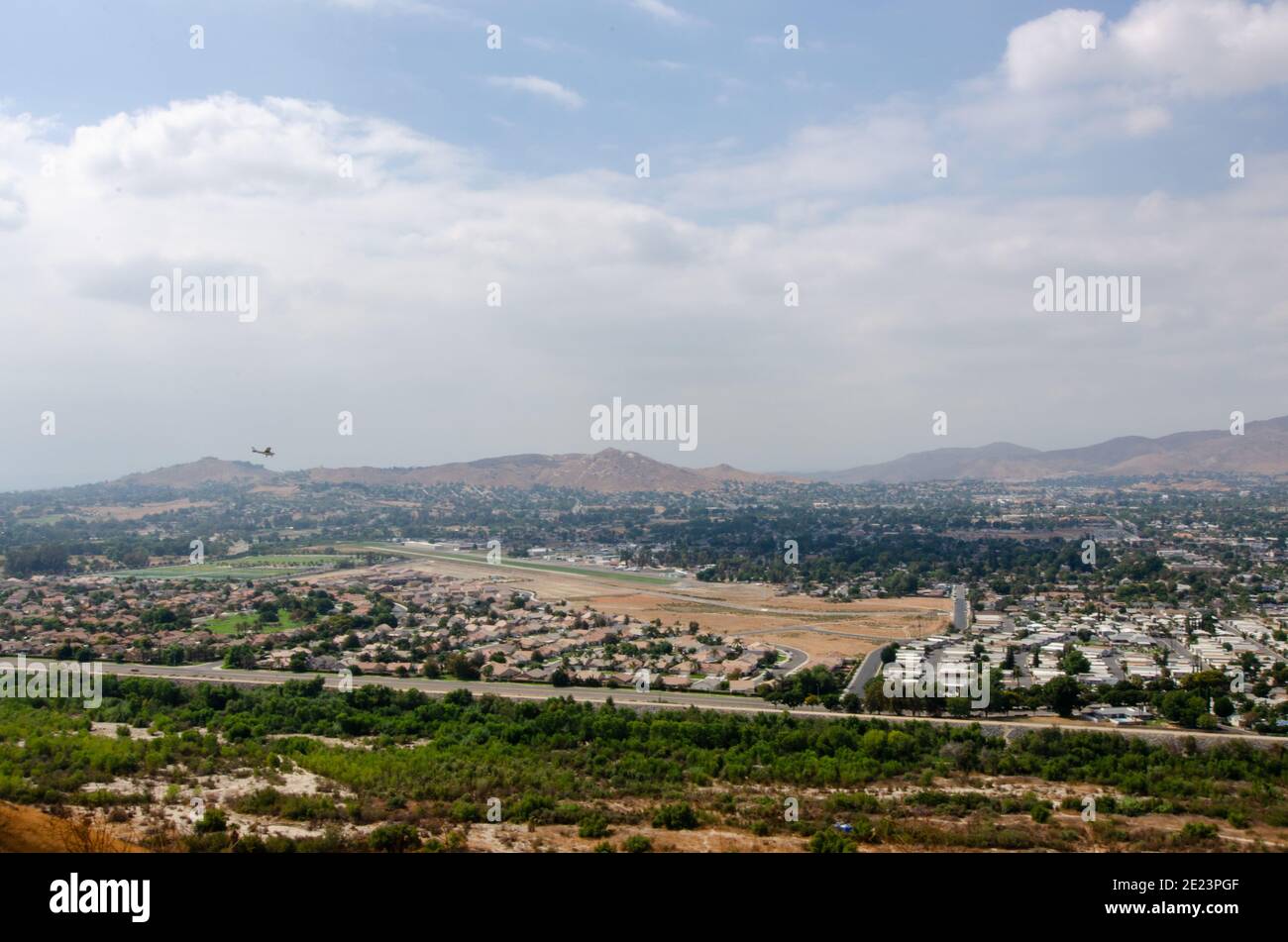 View of Riverside, California from the Mount Rubidoux Stock Photo - Alamy