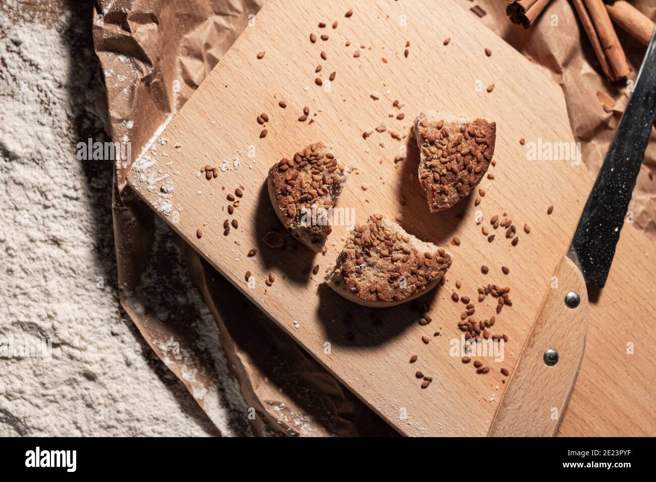 Broken bread hi-res stock photography and images - Alamy