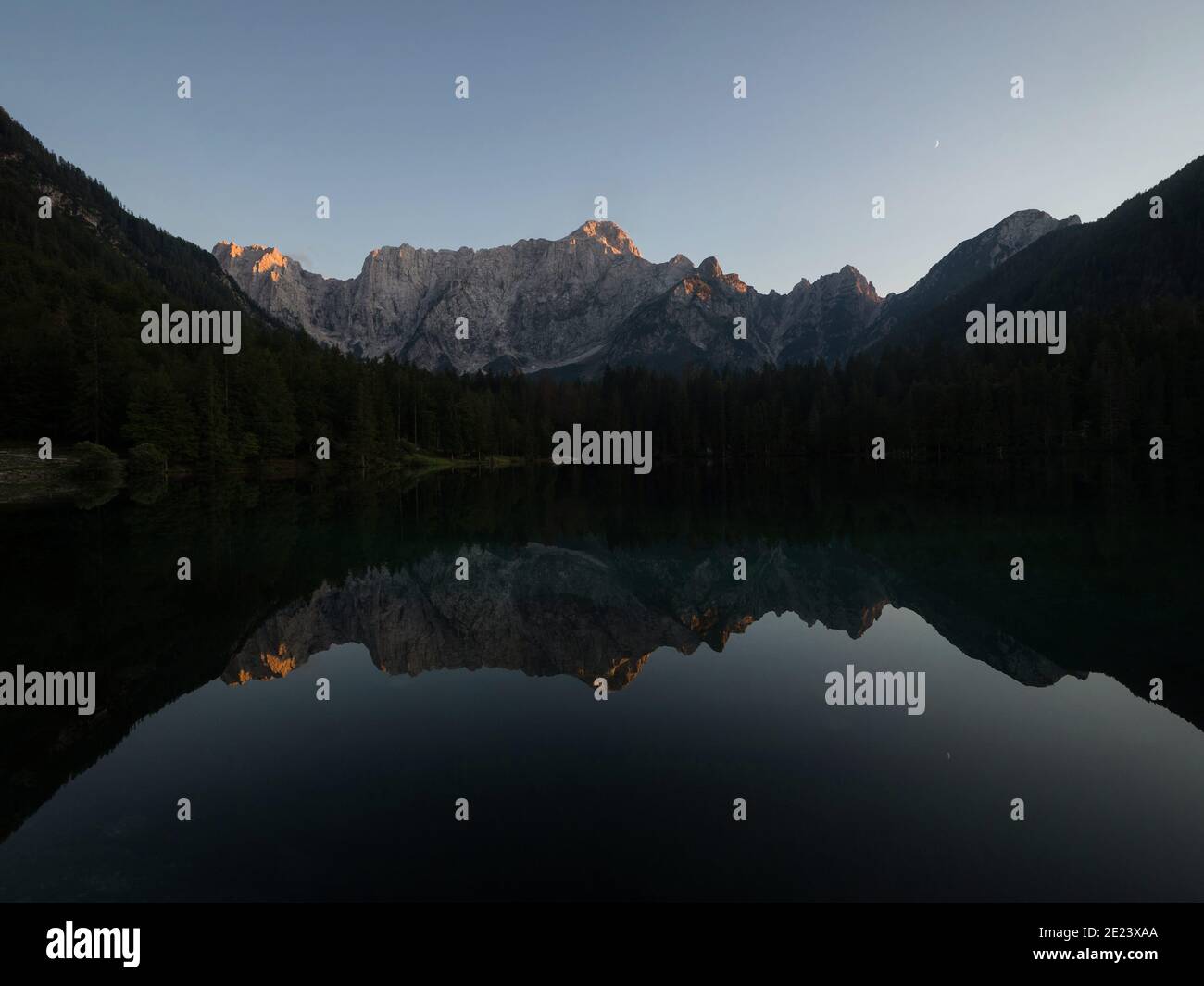 Fusine mountain lake in friuli hi-res stock photography and images - Alamy