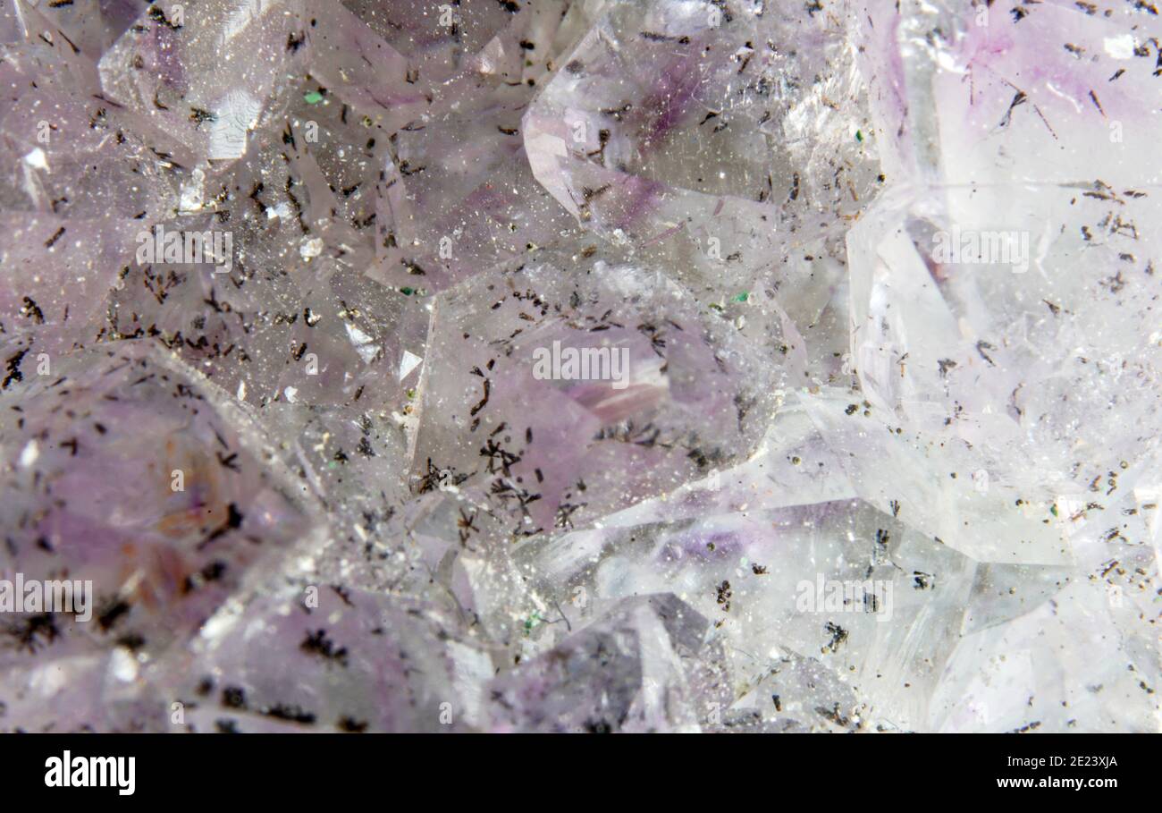 Texture with quartz crystals Stock Photo - Alamy