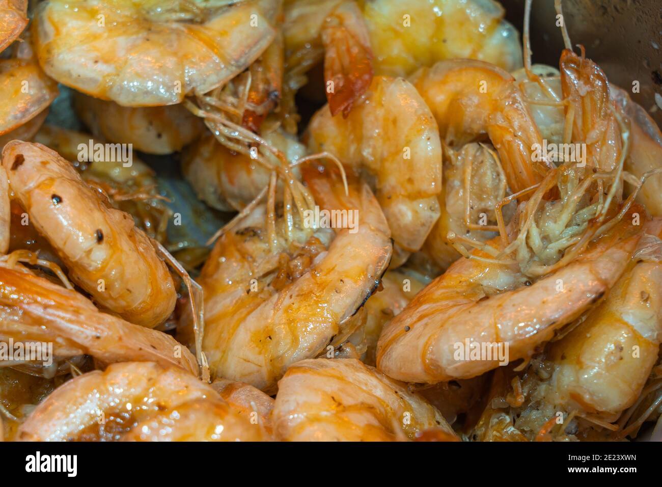 Ready to fry prawns hi-res stock photography and images - Alamy
