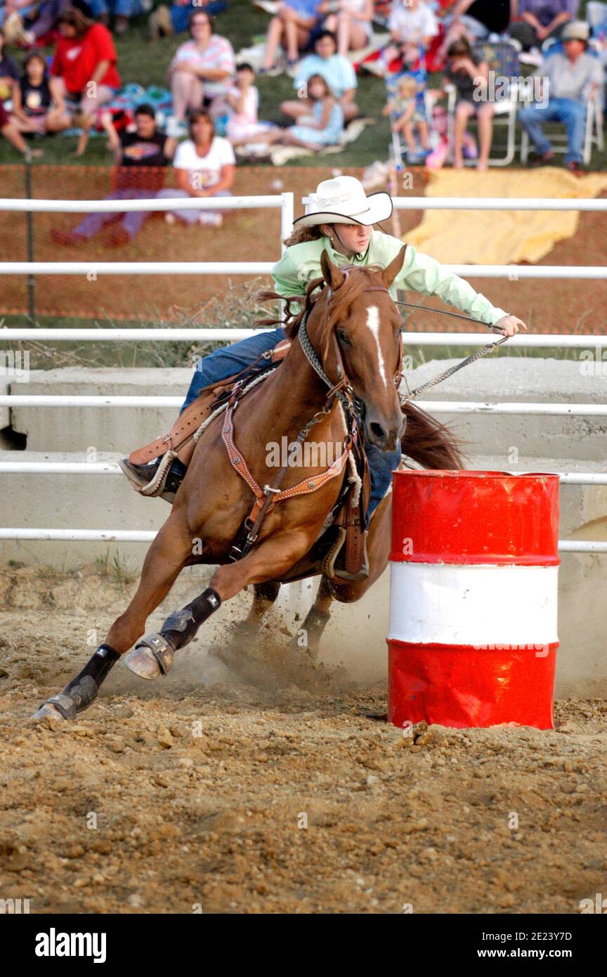 Barrel race hi-res stock photography and images - Alamy