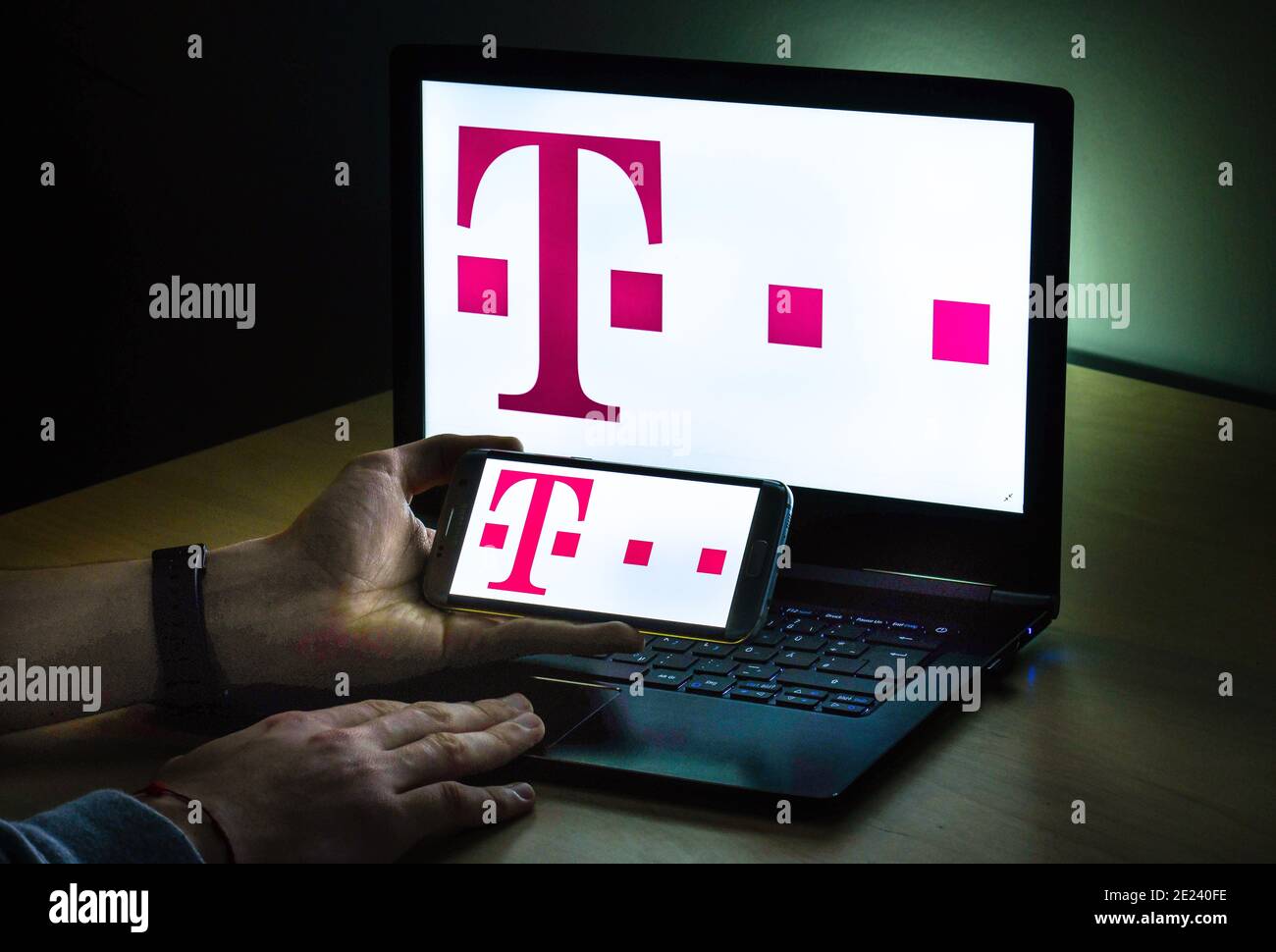 Logo Deutsche Telekom Stock Photo - Alamy