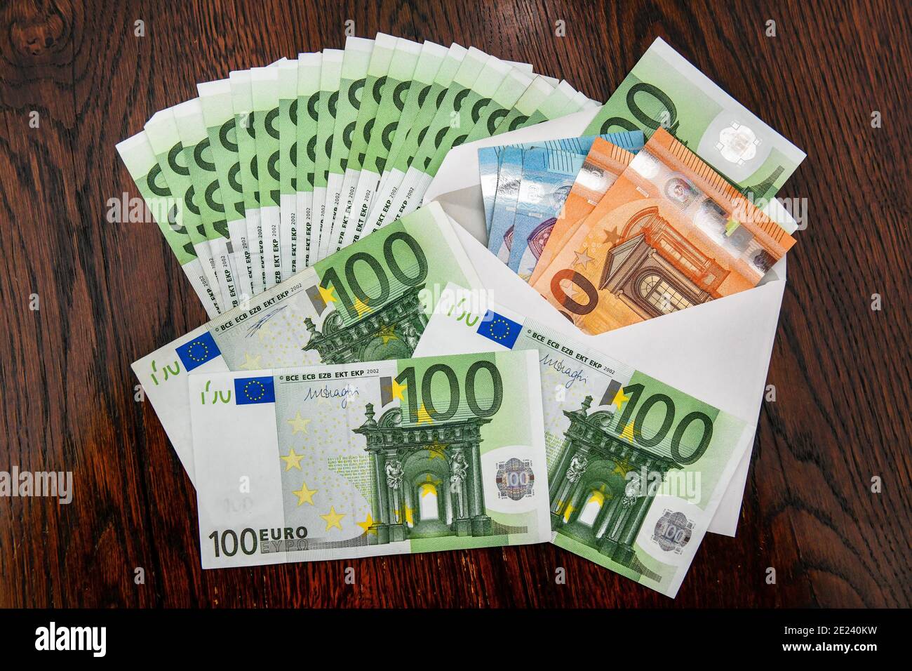 Euroscheine Geld Symbolfoto Stock Photo - Alamy