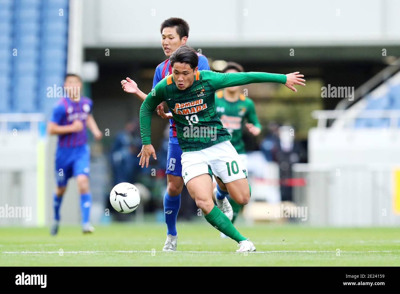 Saitama, Japan. 11th Jan, 2021. (L-R) Kodai Yaguchi (), Kuryu Matsuki ...
