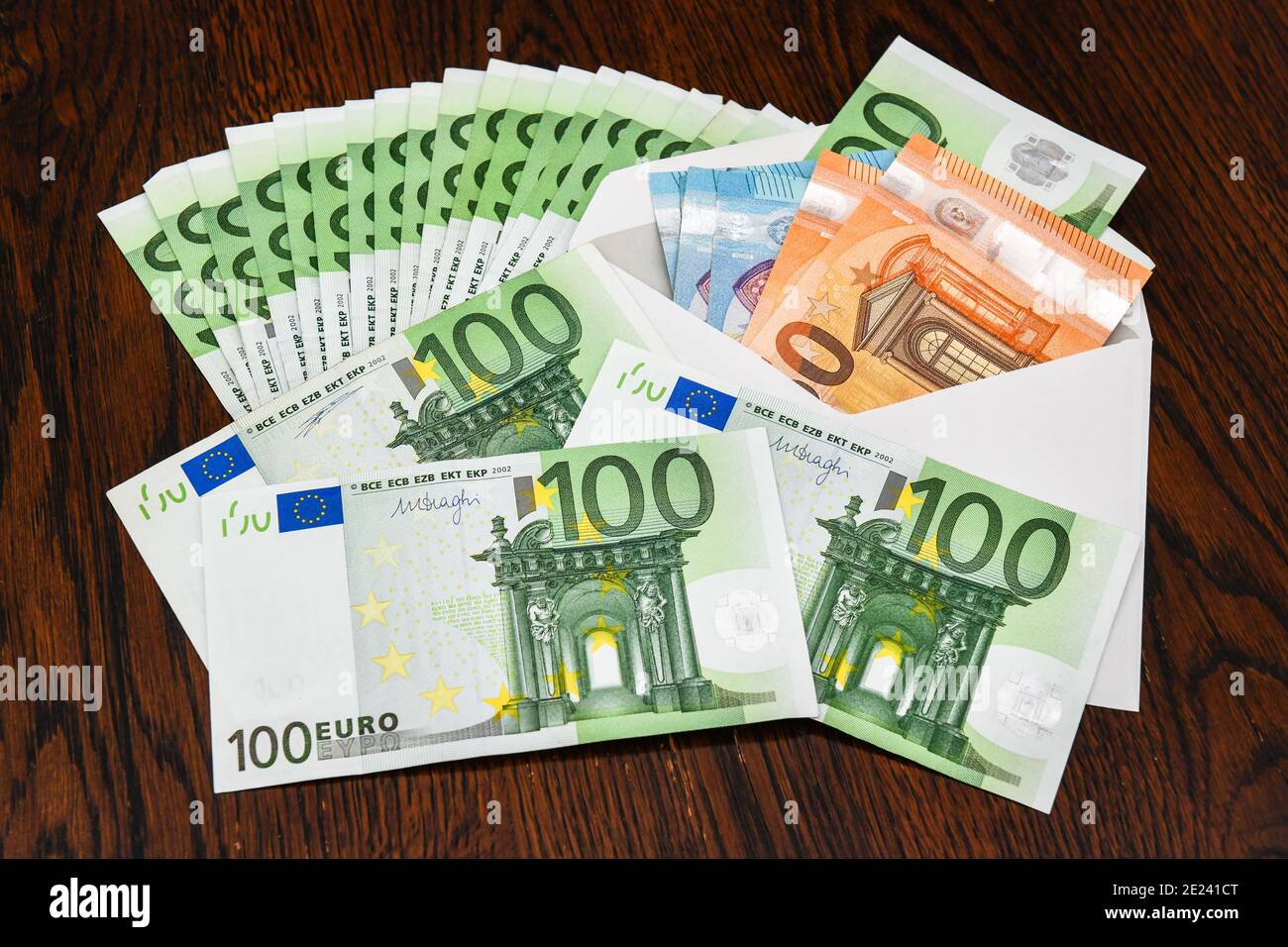 Euroscheine Geld Symbolfoto Stock Photo - Alamy