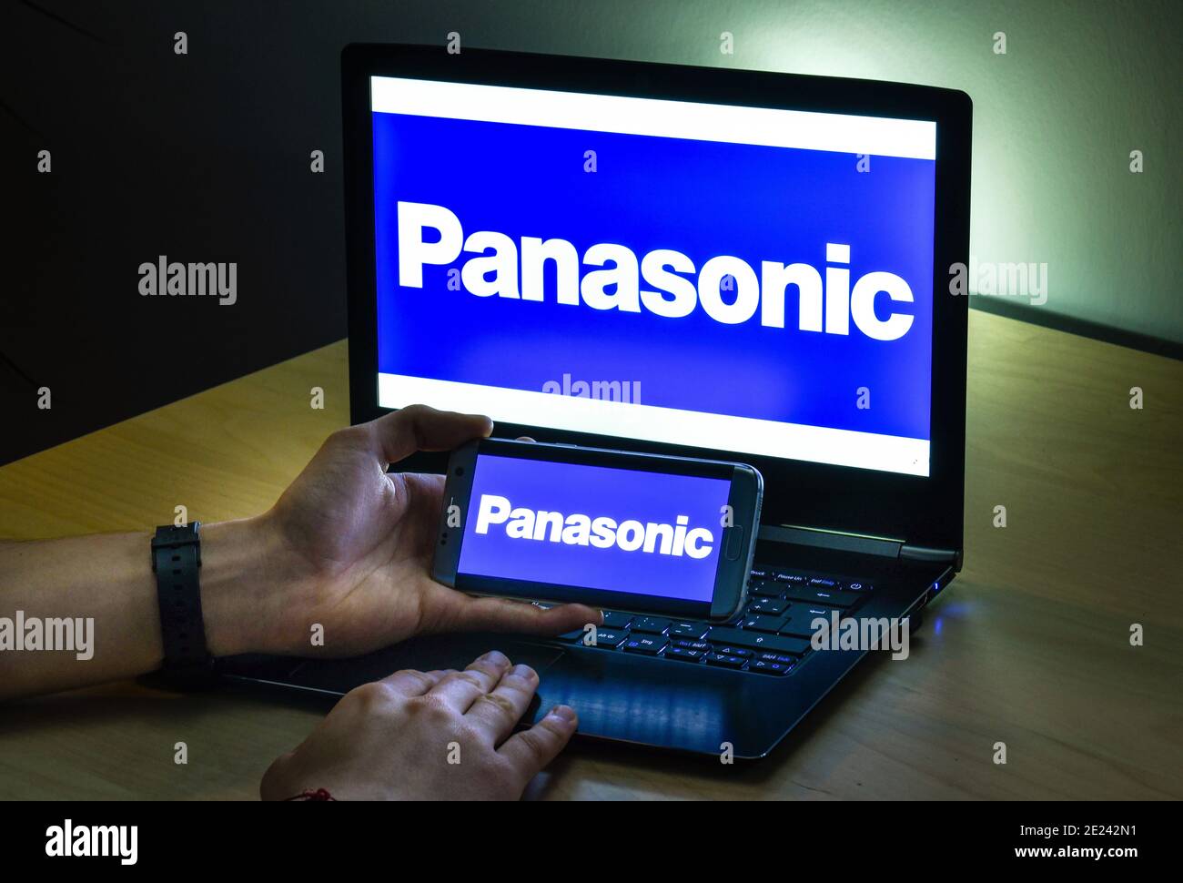 Panasonic emblem hi-res stock photography and images - Alamy