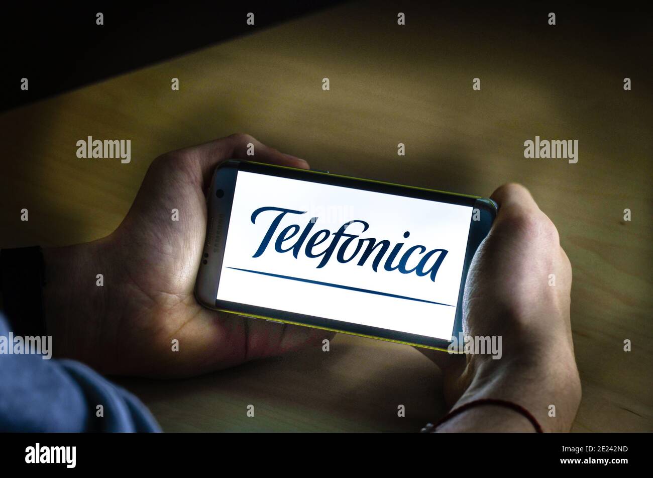Telefonica logo hi-res stock photography and images - Alamy