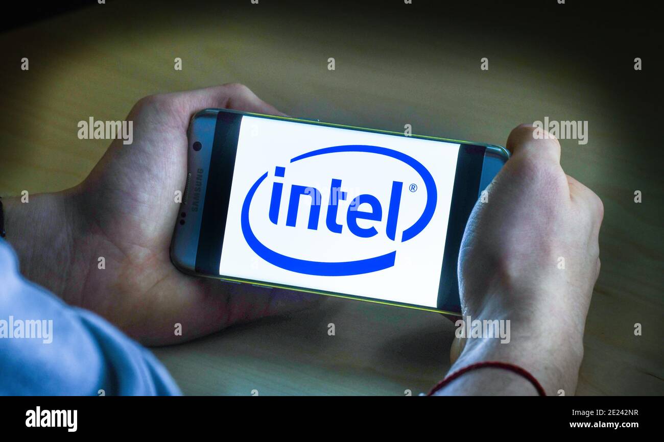 Logo intel hi-res stock photography and images - Alamy