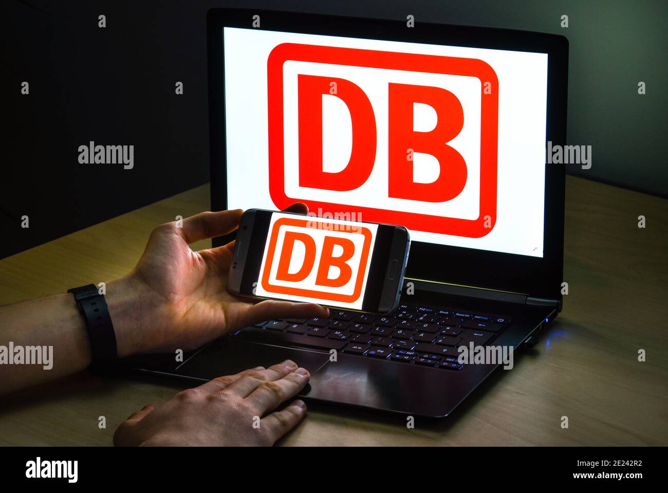 Logo deutsche bahn hi-res stock photography and images - Alamy