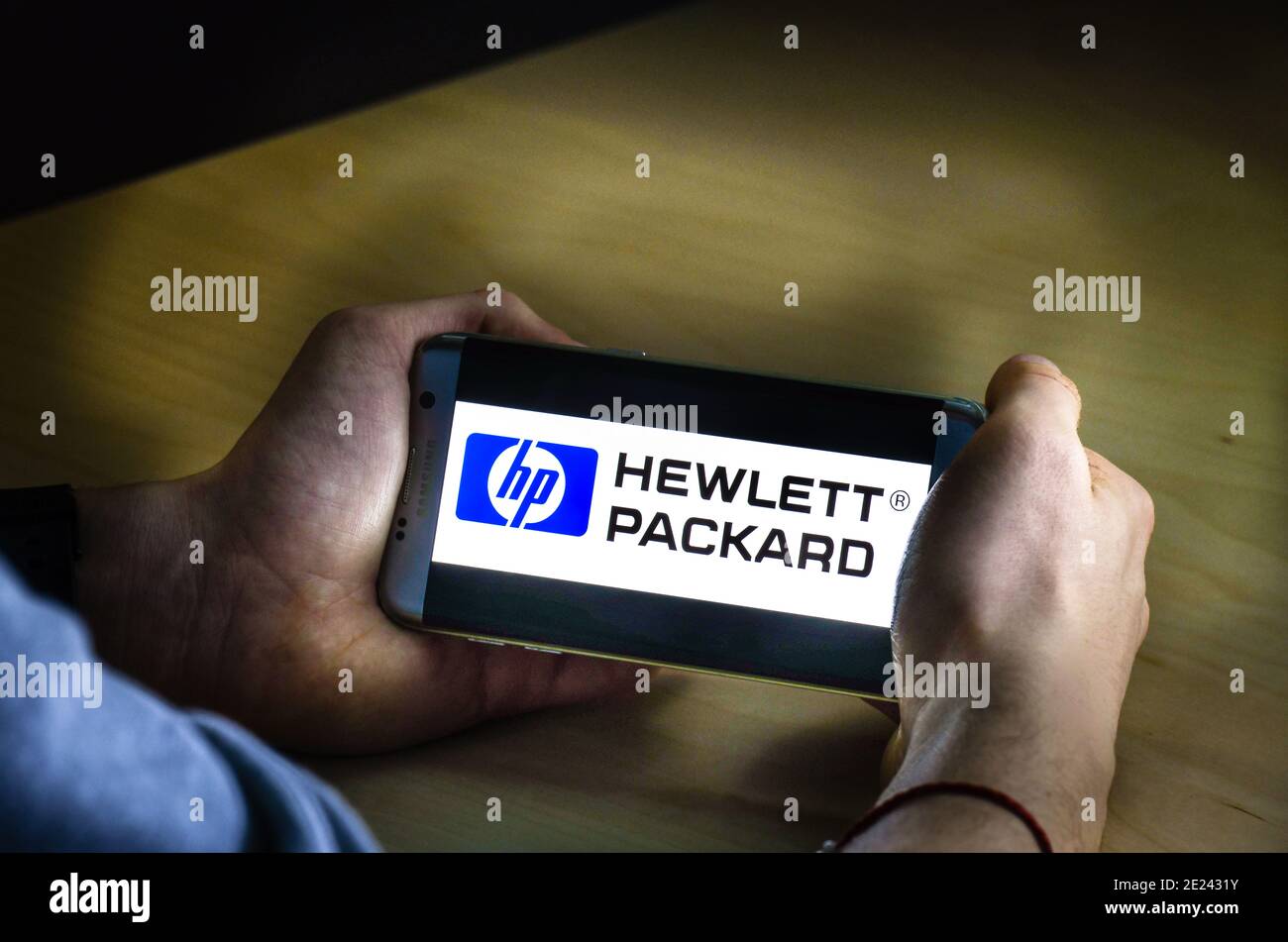 Logo Hewlett Packard Stock Photo - Alamy