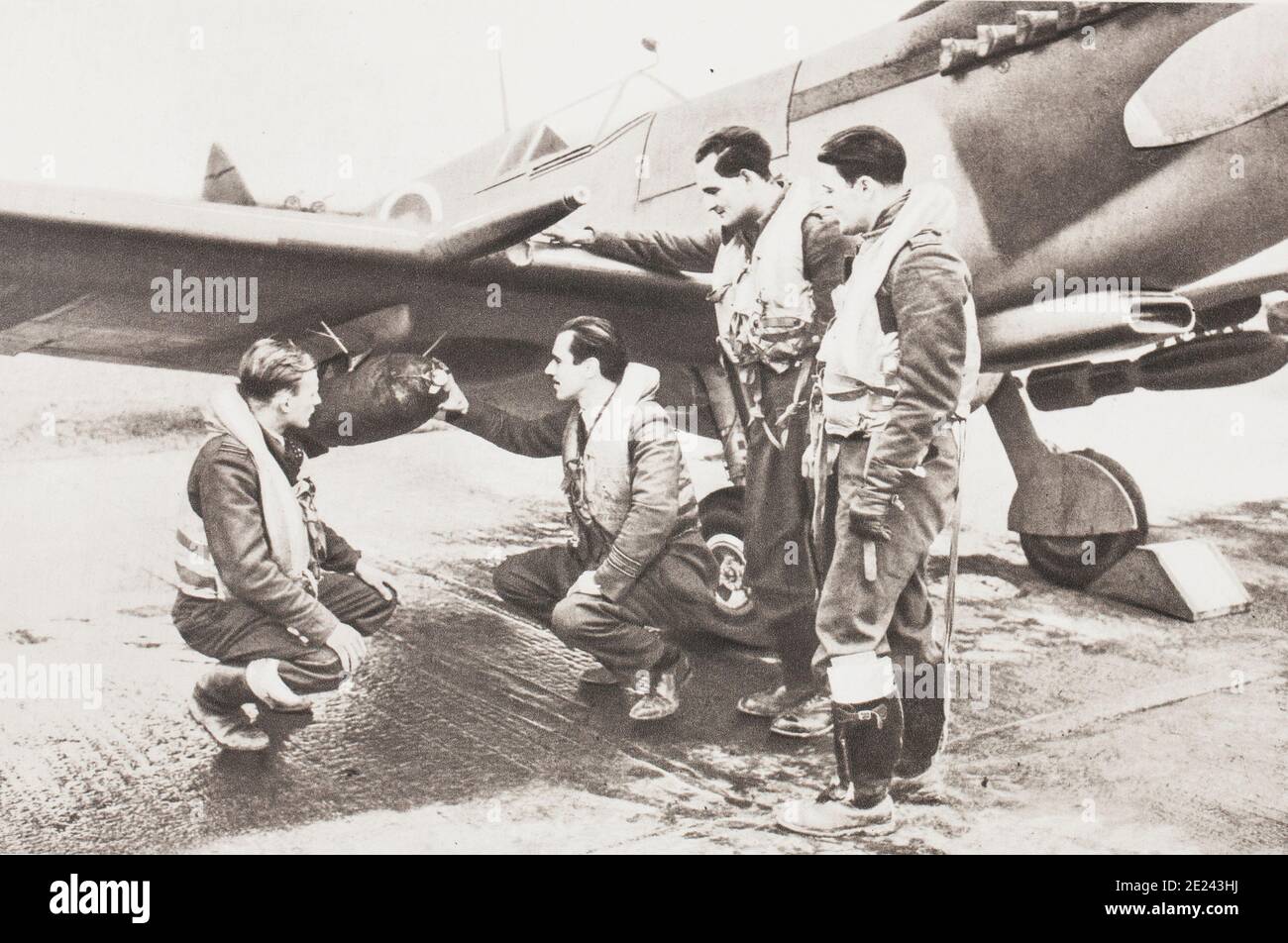The brave crews of the RAF are ready for air battle. Unaware of the ...