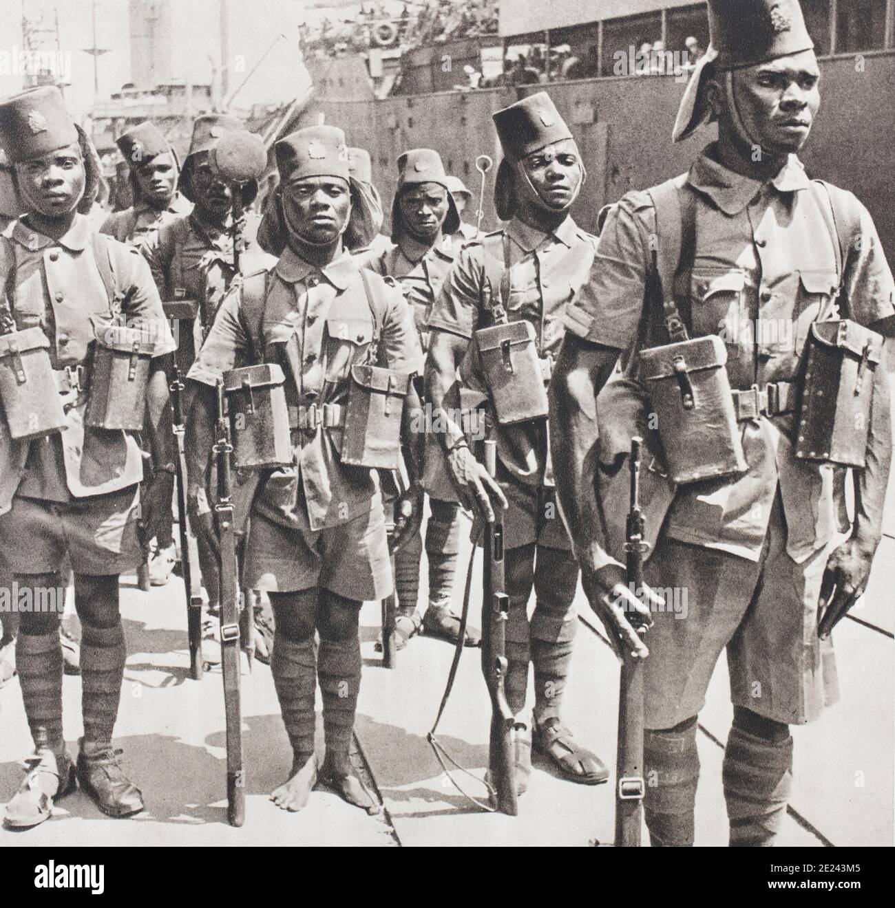 Belgian colonial troops hi-res stock photography and images - Alamy