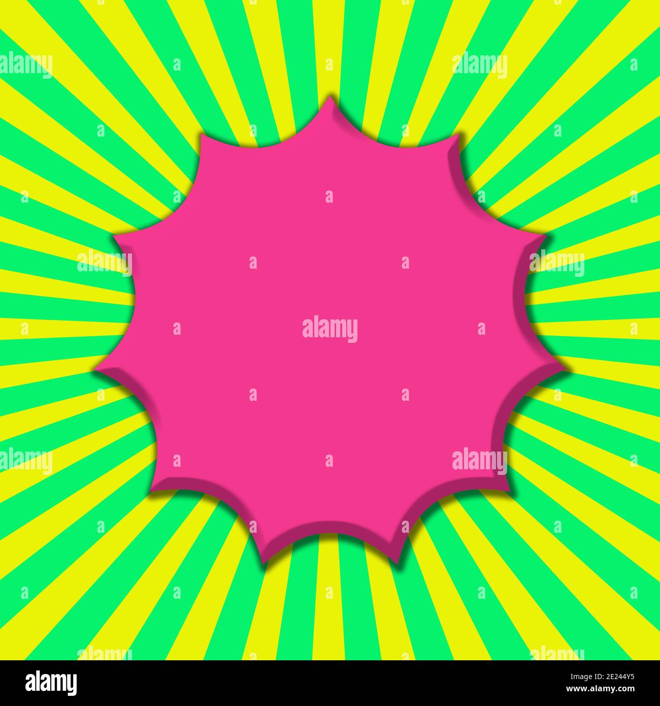 An abstract neon burst border background image Stock Photo - Alamy