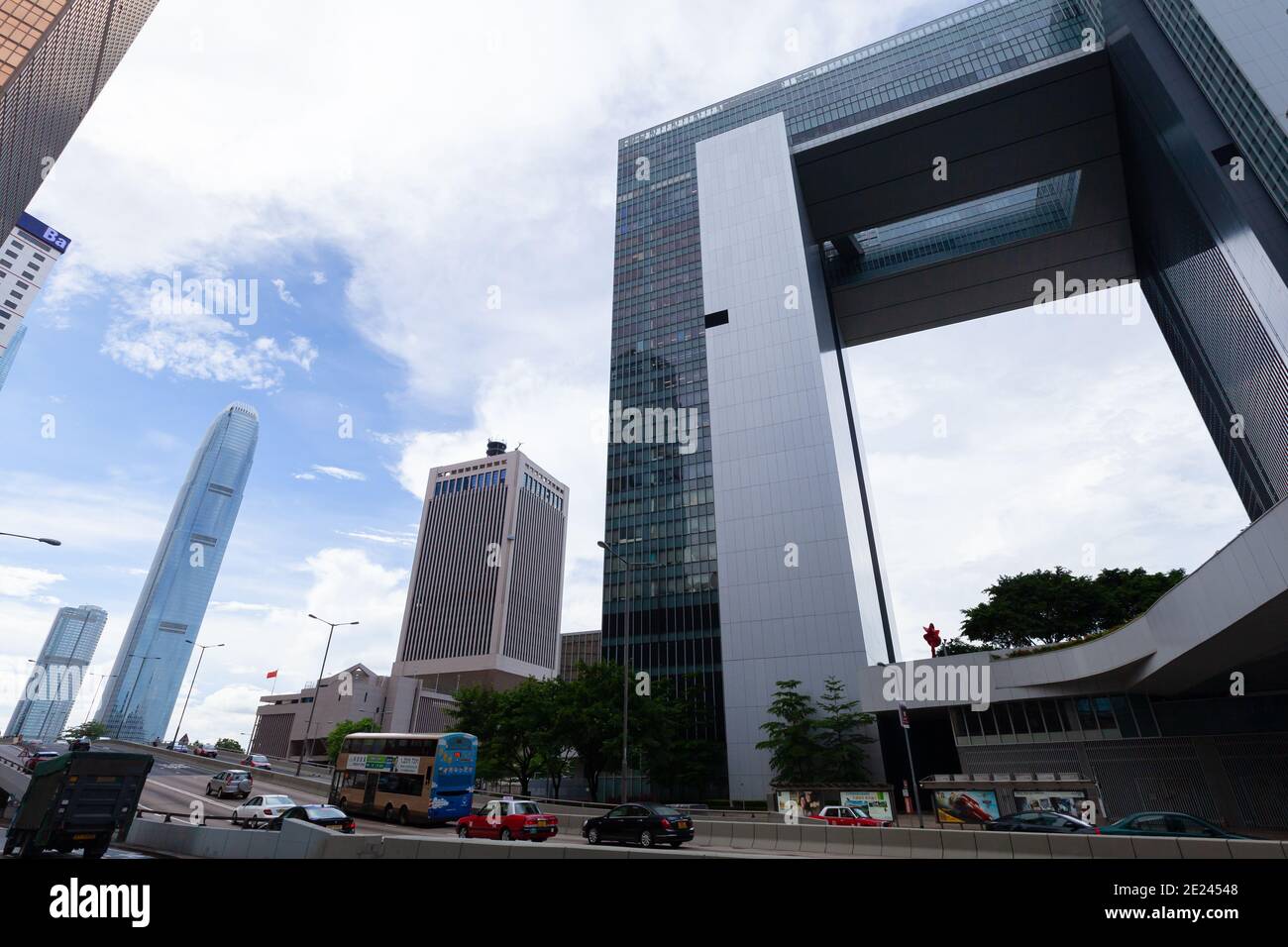 Hong Kong - July 15, 2017: Central Government Complex of HKSAR Stock ...
