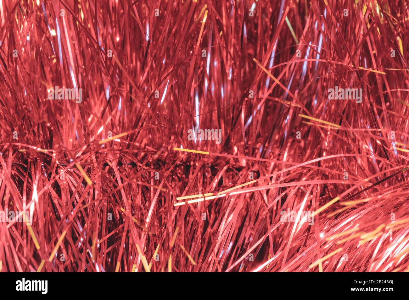 festive background pink tinsel texture Stock Photo - Alamy