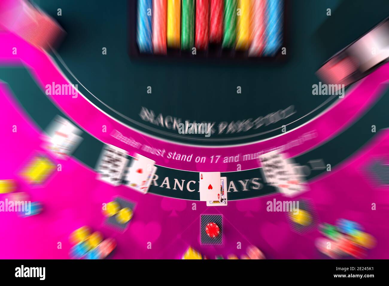 Playing card hand overhead hi-res stock photography and images - Alamy