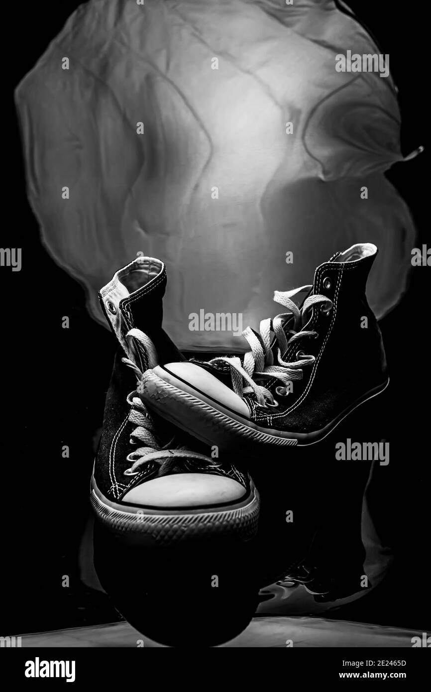 Foot vertical Black and White Stock Photos & Images - Alamy
