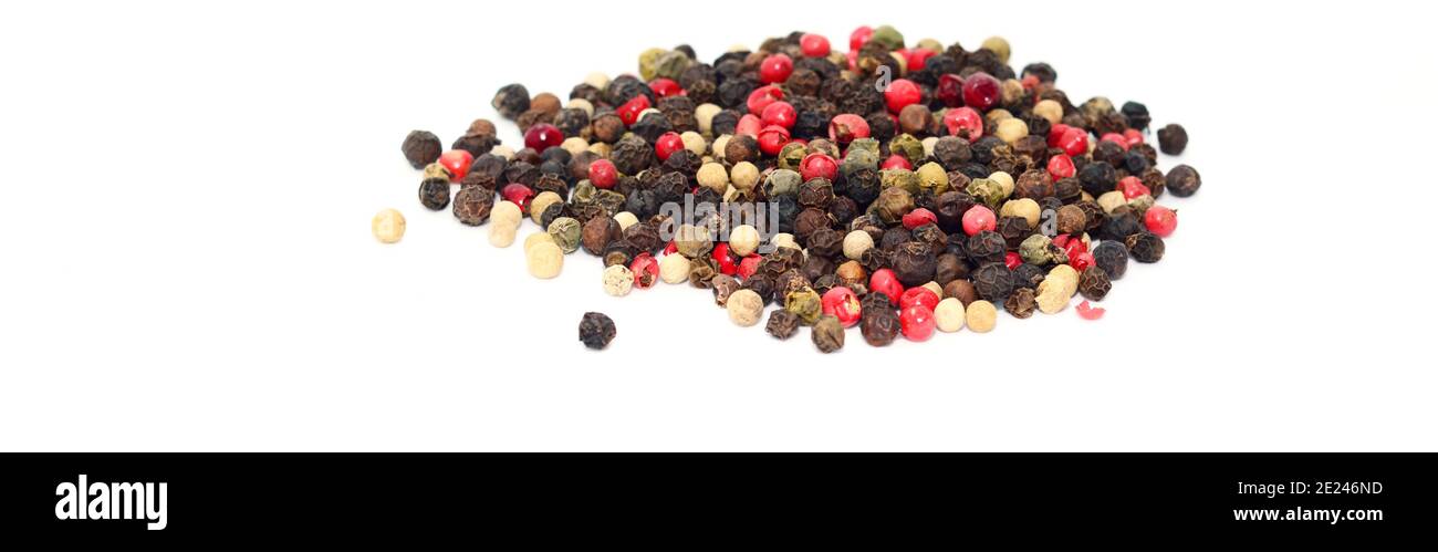 Whole peppercorn mix, peppercorn blend, black, white, pink, and green ...