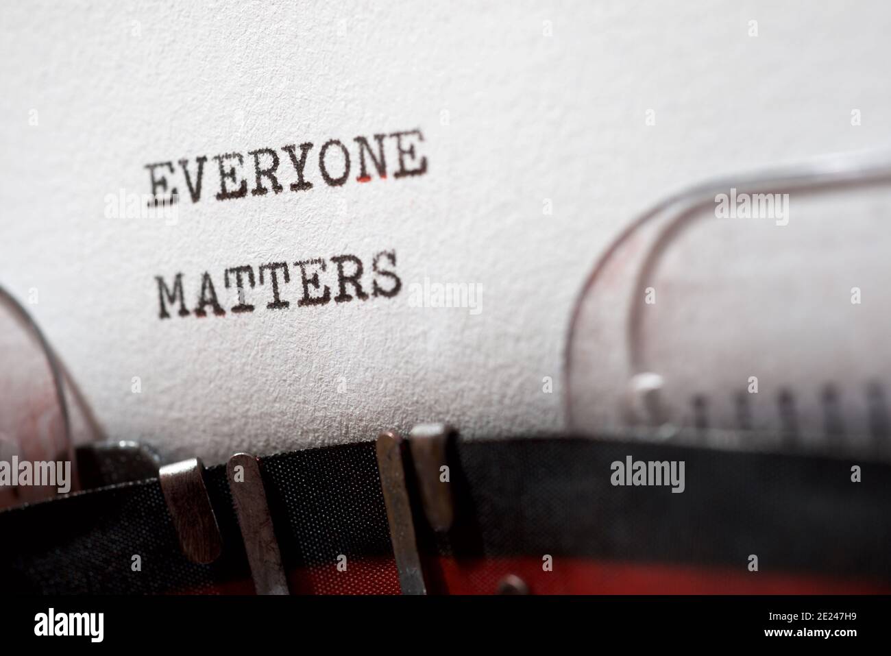 Everyone matters hi-res stock photography and images - Alamy