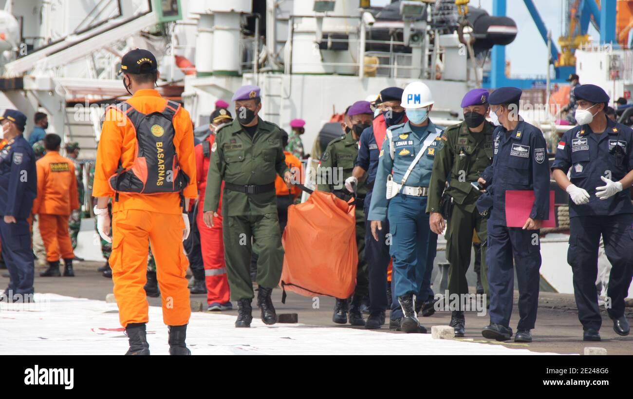 Jakarta, DKI JAKARTA, INDONESIA. 12th Jan, 2021. The discovery of ...