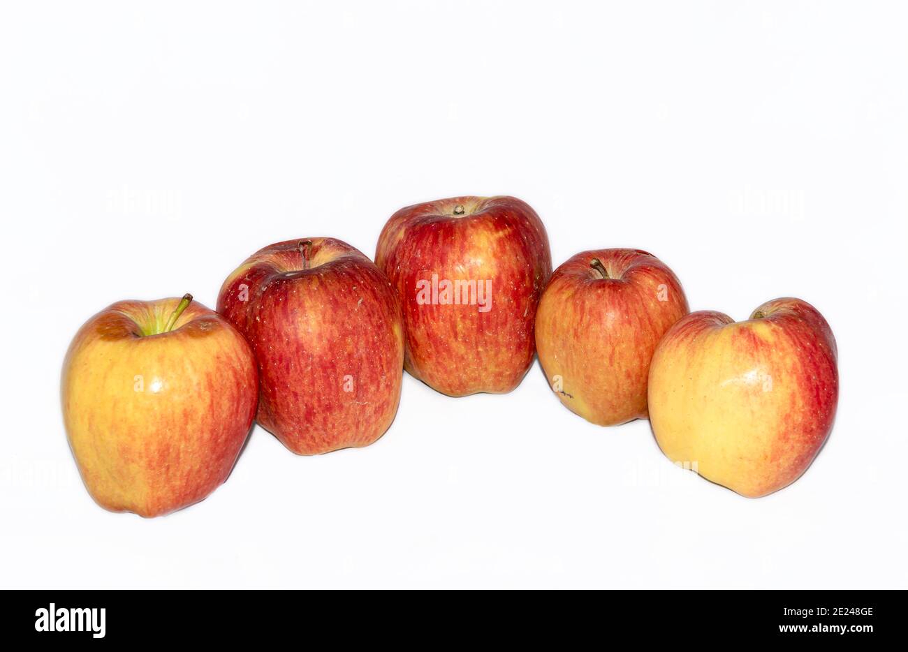 An apple is an edible fruit produced by an apple tree. Apple in white ...