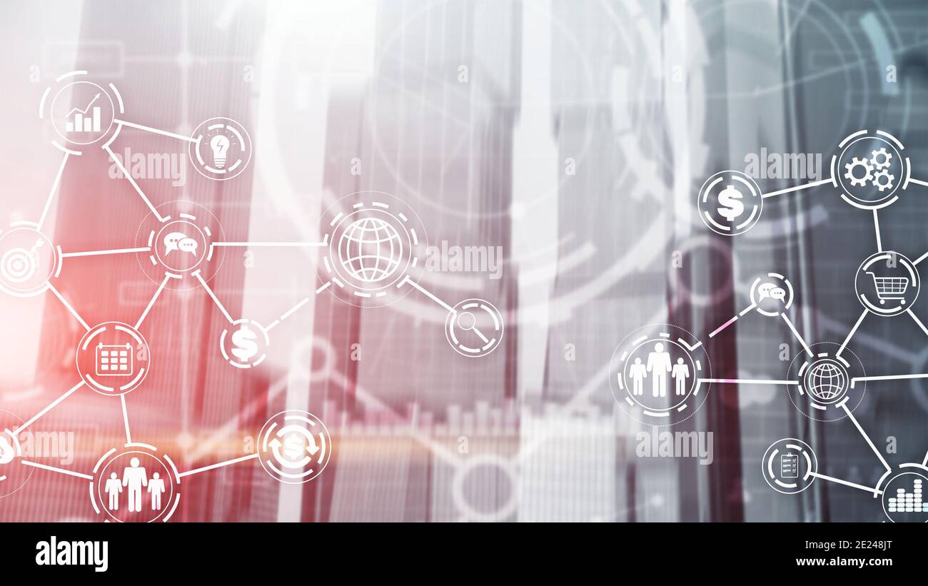 Industry business virtual diagram on city background Stock Photo - Alamy Industry business virtual diagram on city background Stock Photo - Alamy