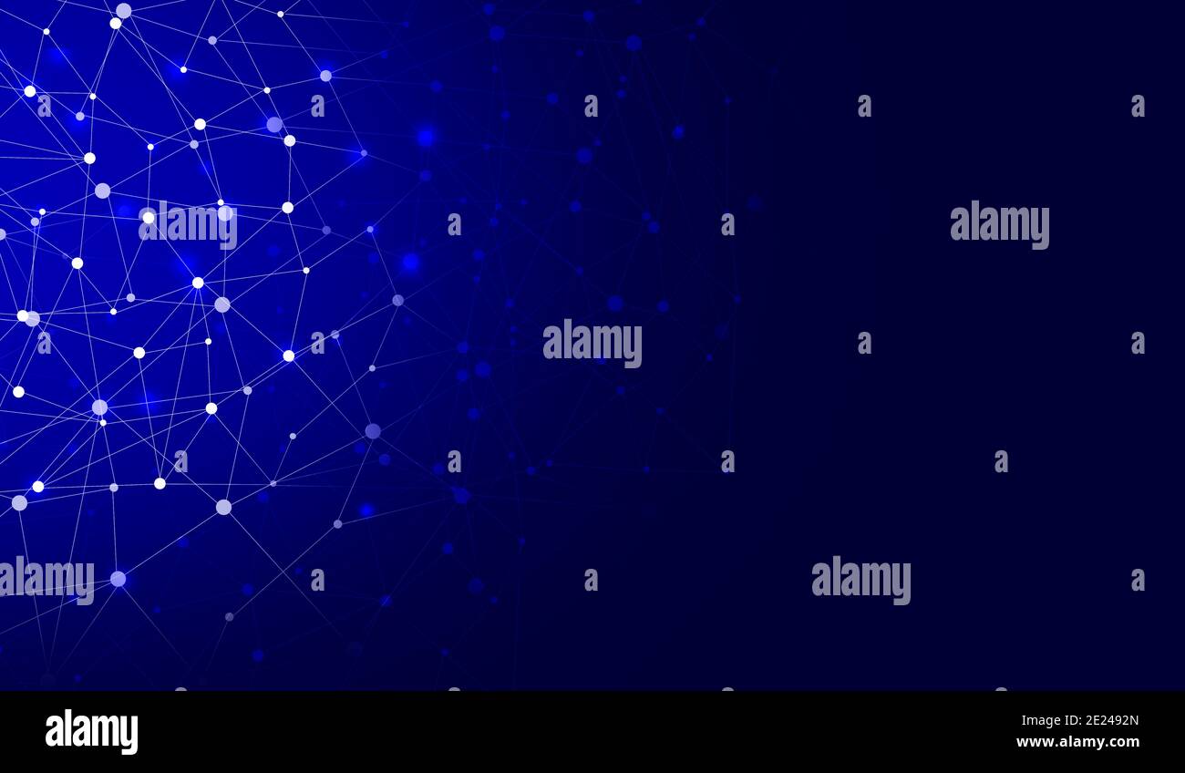 Network technology internet communication graphic abstract dark blue ...