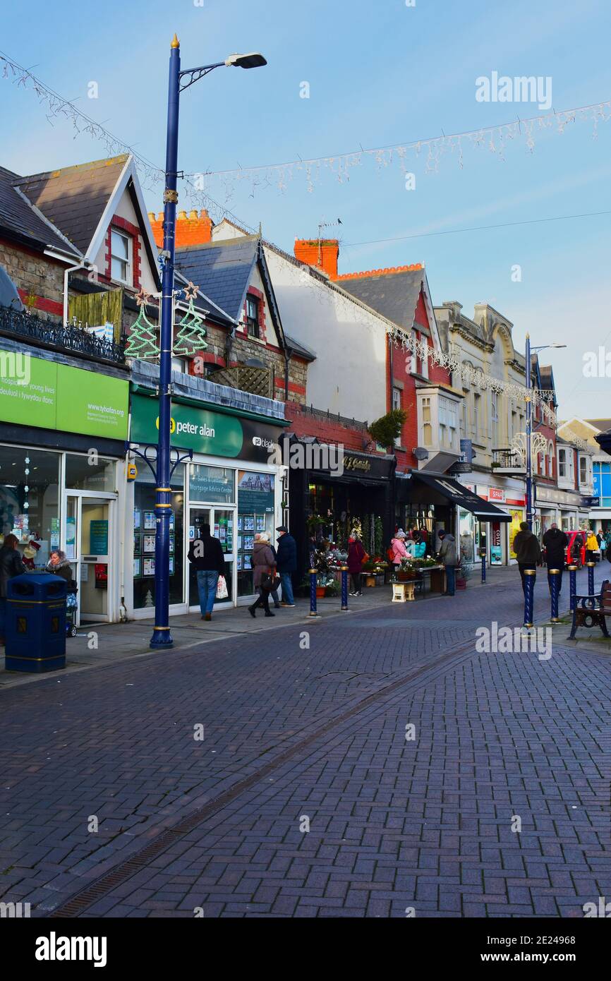 A street view of the traditional old shops along John Street in the ...