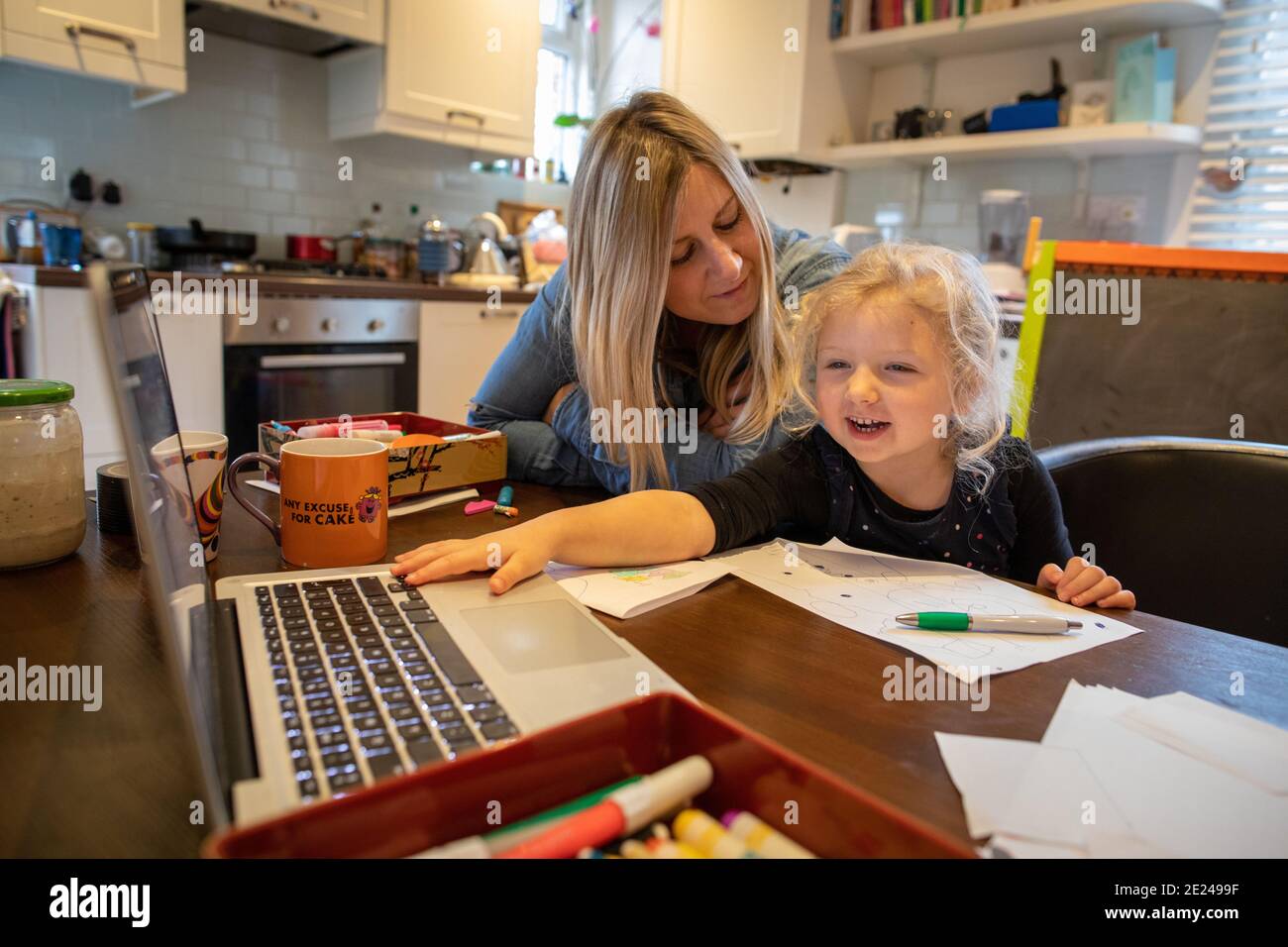 Old mum with daughter hi-res stock photography and images - Alamy
