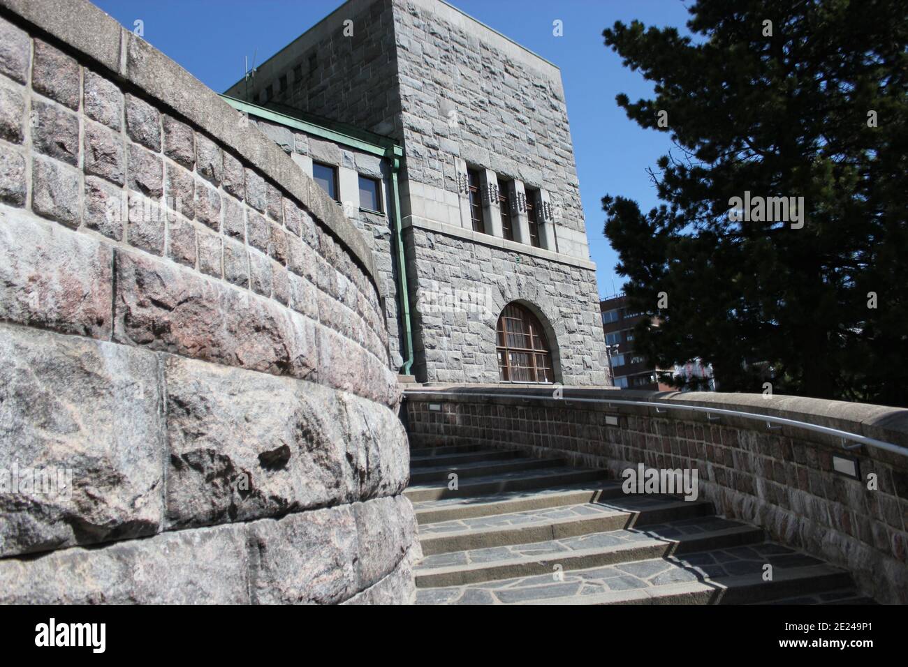 Kallio church street view hi-res stock photography and images - Alamy