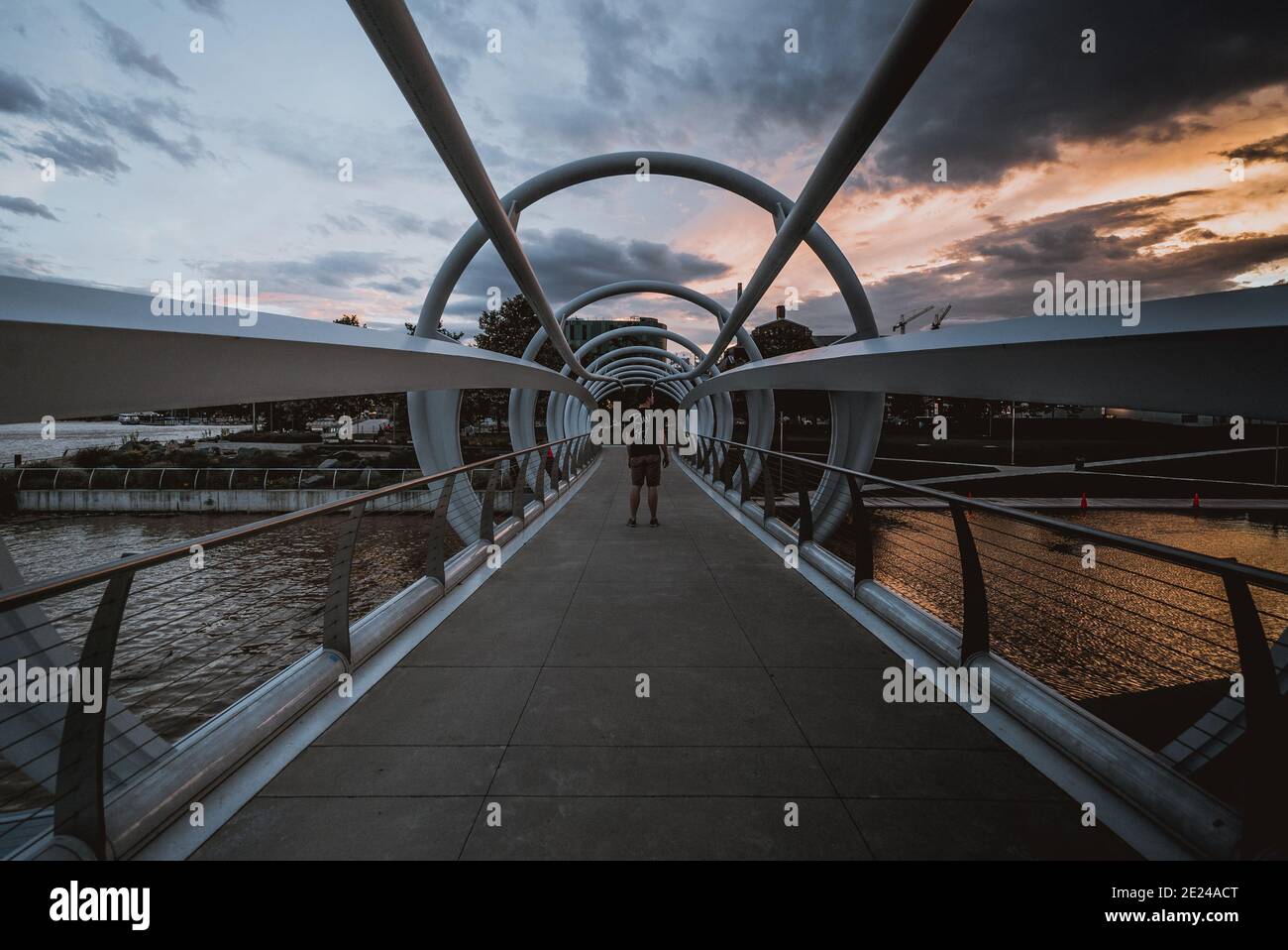 Man standing in architecture Stock Photo - Alamy