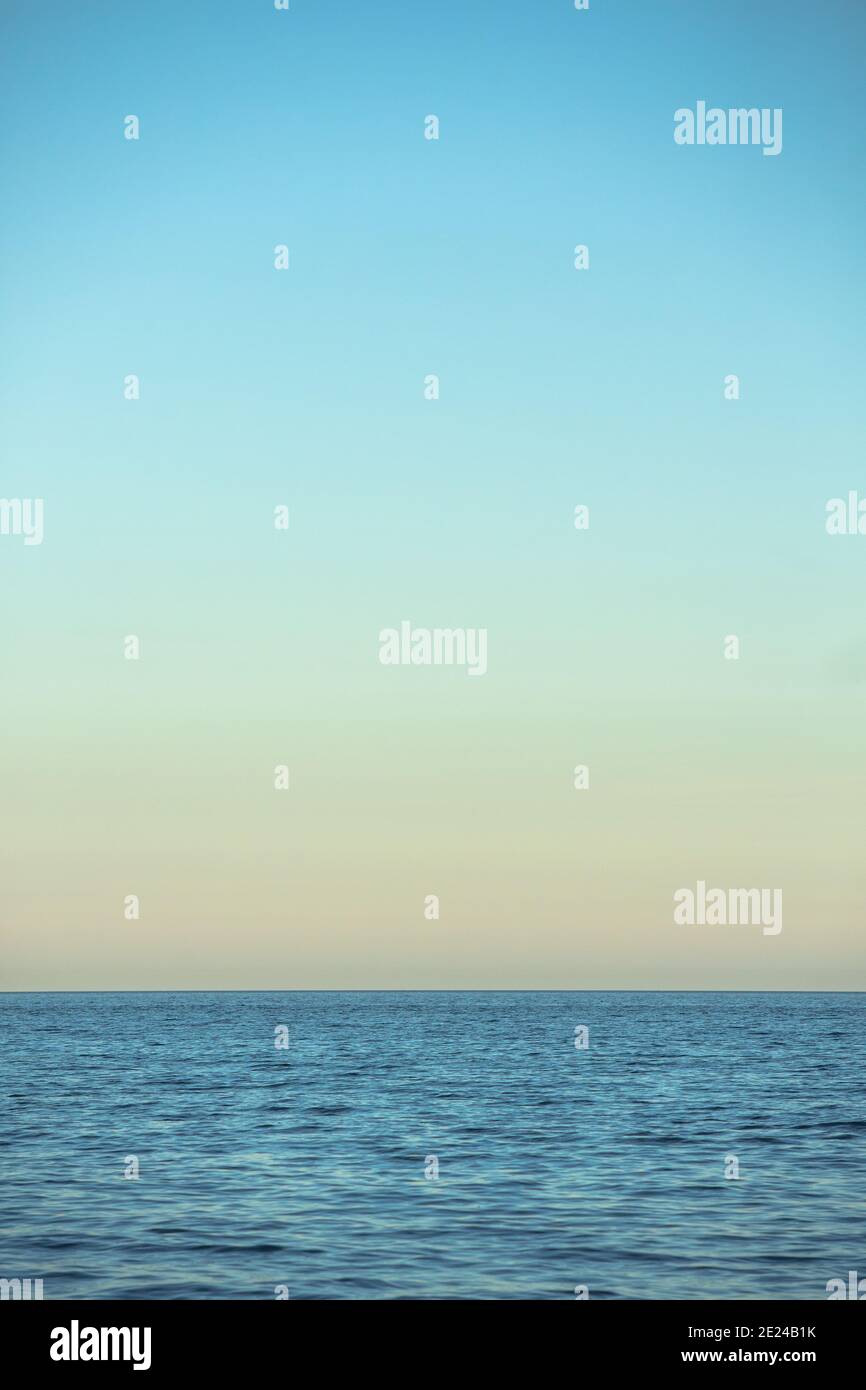 The Evolution of a Sunset over the sea - Picture 2 Stock Photo - Alamy