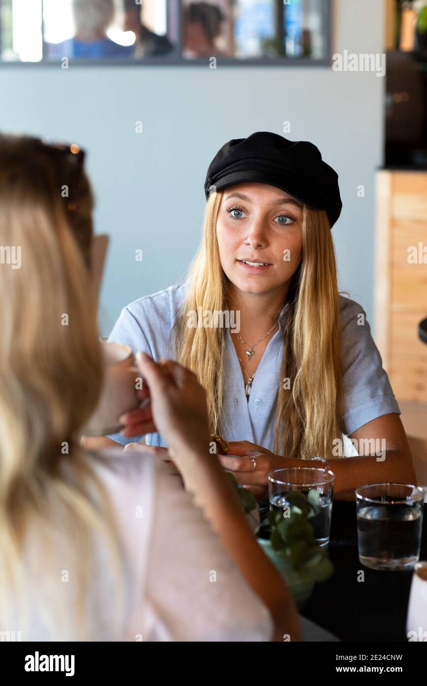 Female women friends socializing in hi-res stock photography and images ...