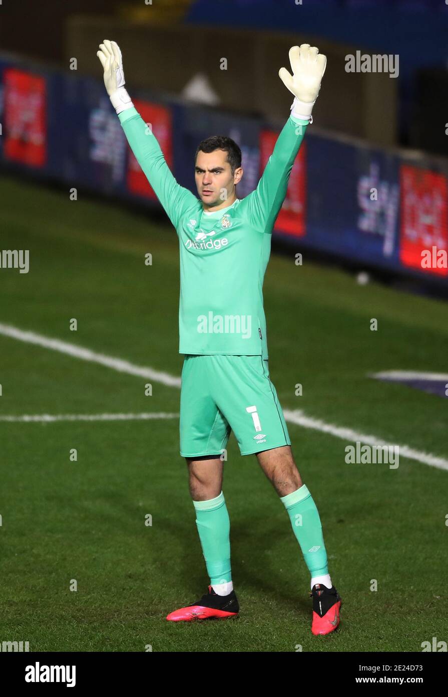 Luton Town goalkeeper James Shea during the Sky Bet Championship match ...