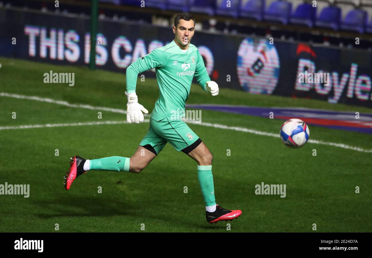 Luton Town goalkeeper James Shea during the Sky Bet Championship match ...