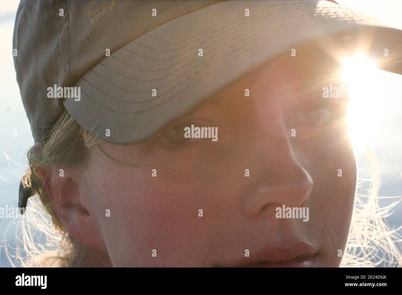 Woman face back lit hi-res stock photography and images - Alamy