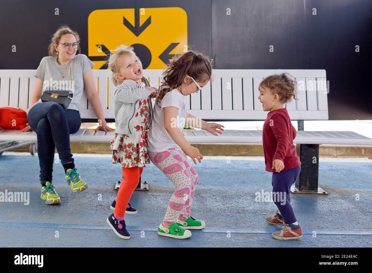 Children playing together Stock Photo - Alamy