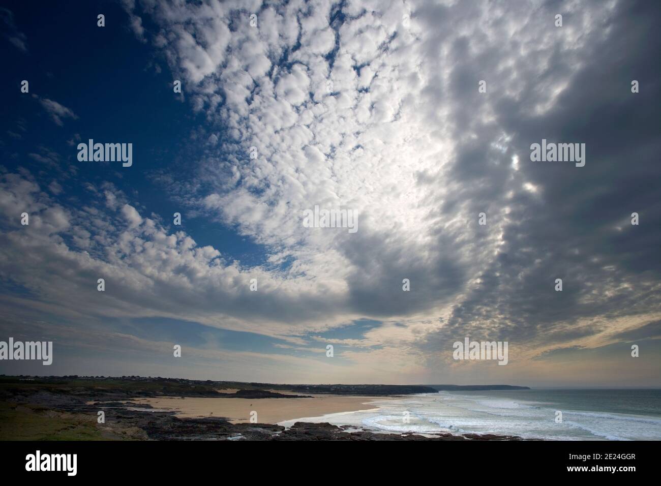 constantine bay on the north cornwall coast Stock Photo - Alamy