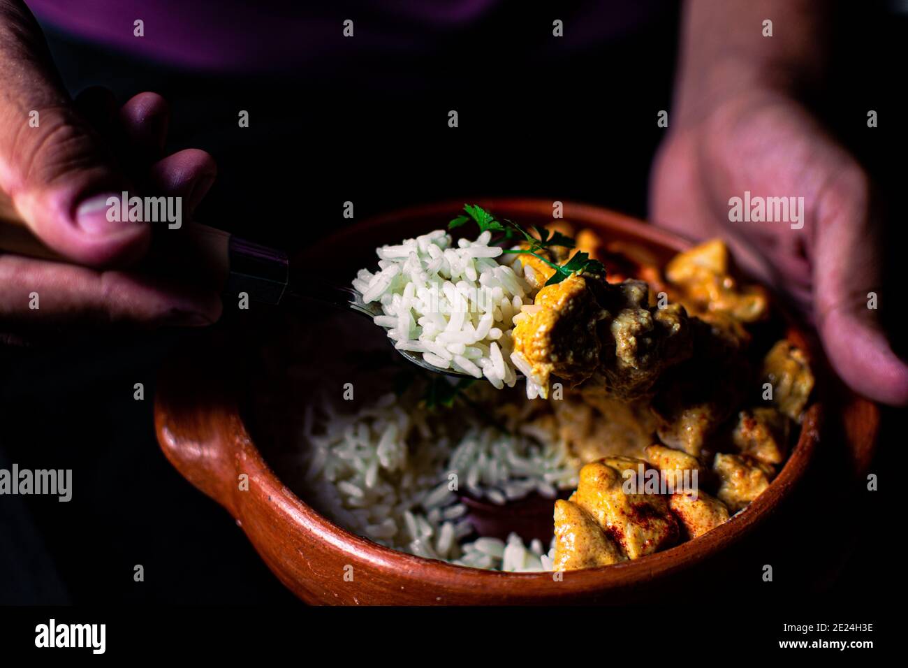Indian man eating beef hi-res stock photography and images - Alamy