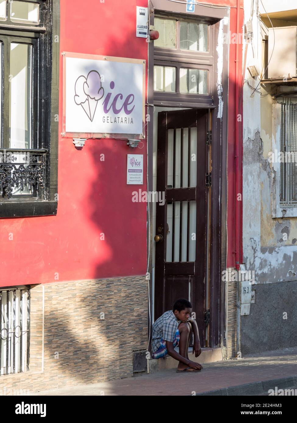 Traditional houses dating back to colonial times. Praca Alexandre ...