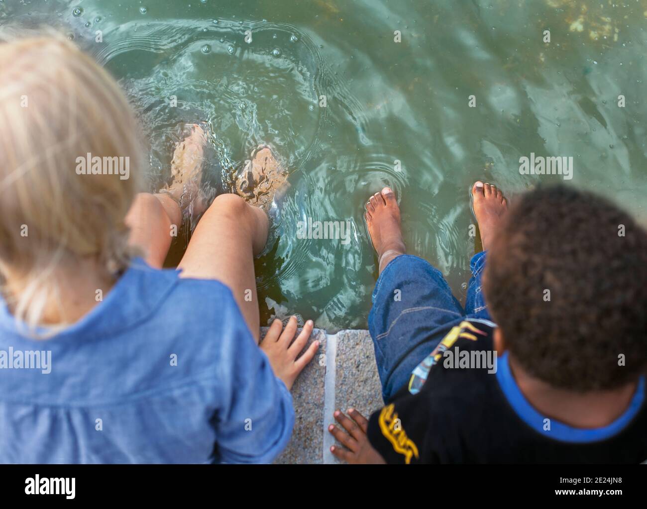 Feet children ethnic hi-res stock photography and images - Alamy