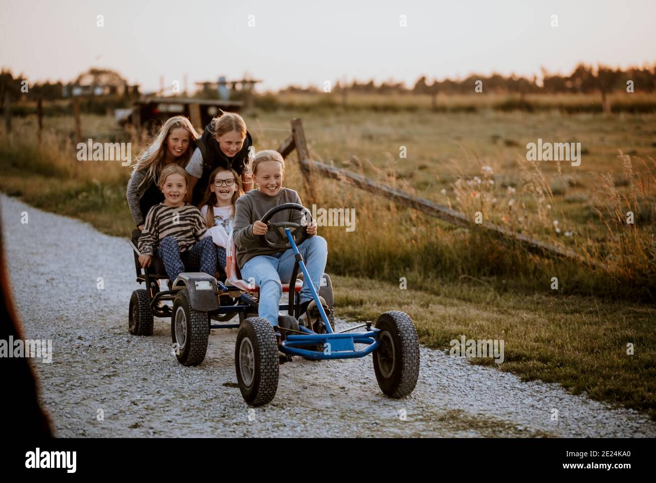 Riding go kart hi-res stock photography and images - Alamy