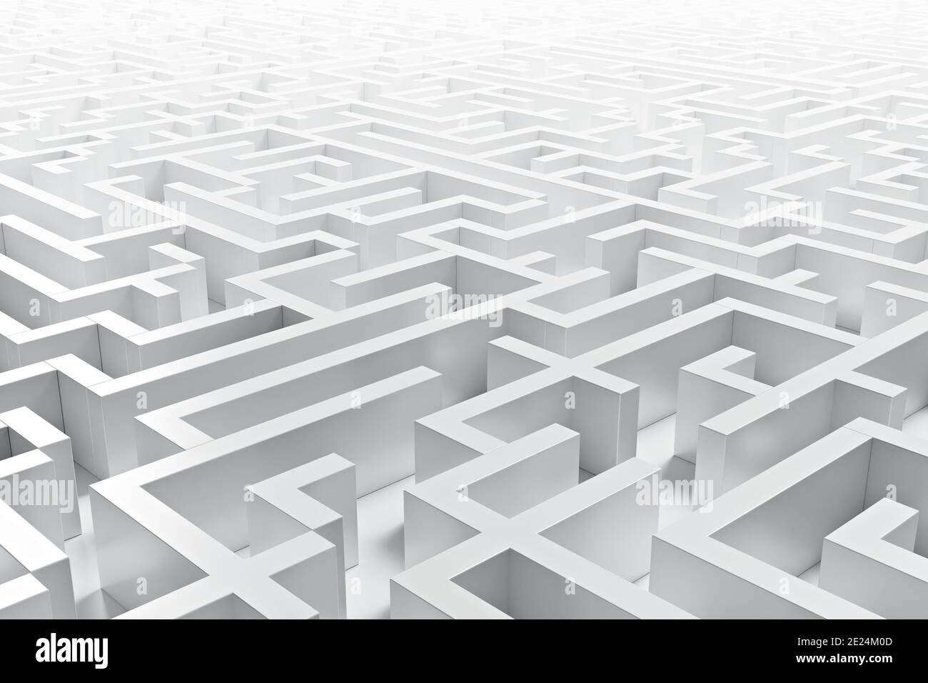 Grey maze hi-res stock photography and images - Alamy