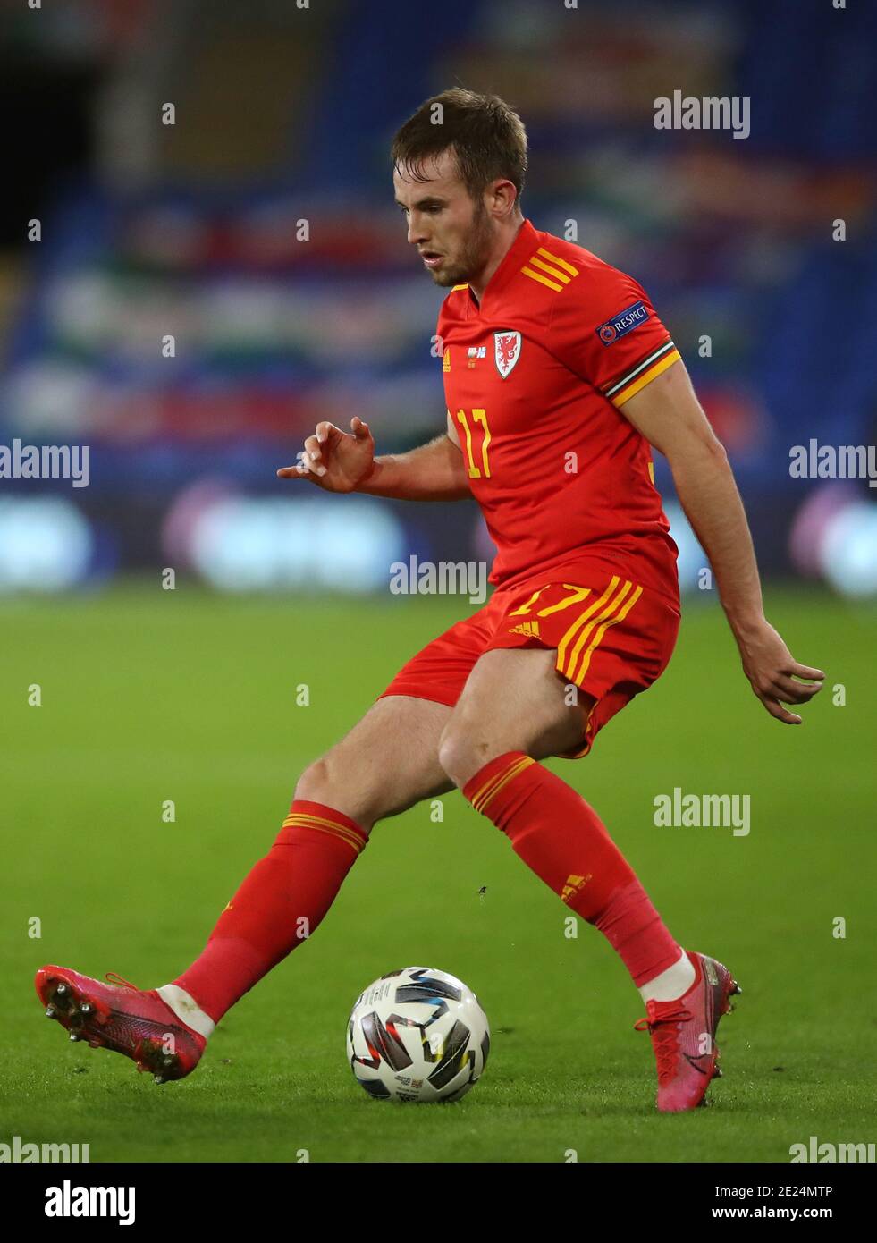 Wales' Rhys Norrington-Davies during the UEFA Nations League match at ...