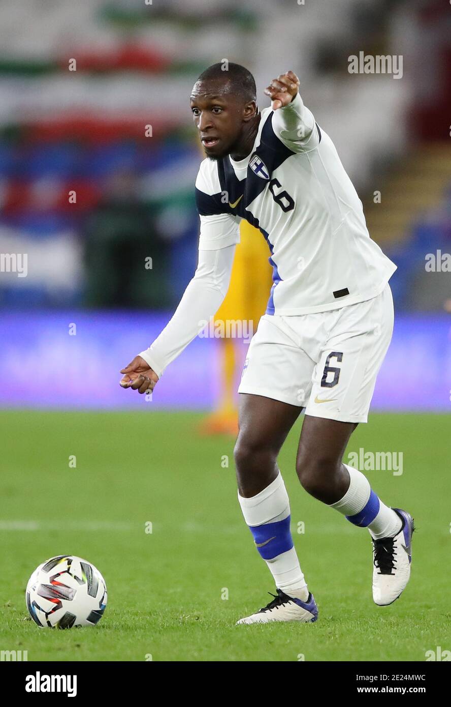 Finland's Glen Kamara during the UEFA Nations League match at Cardiff ...