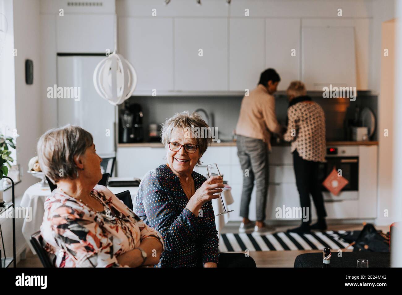 Old friends together hi-res stock photography and images - Alamy