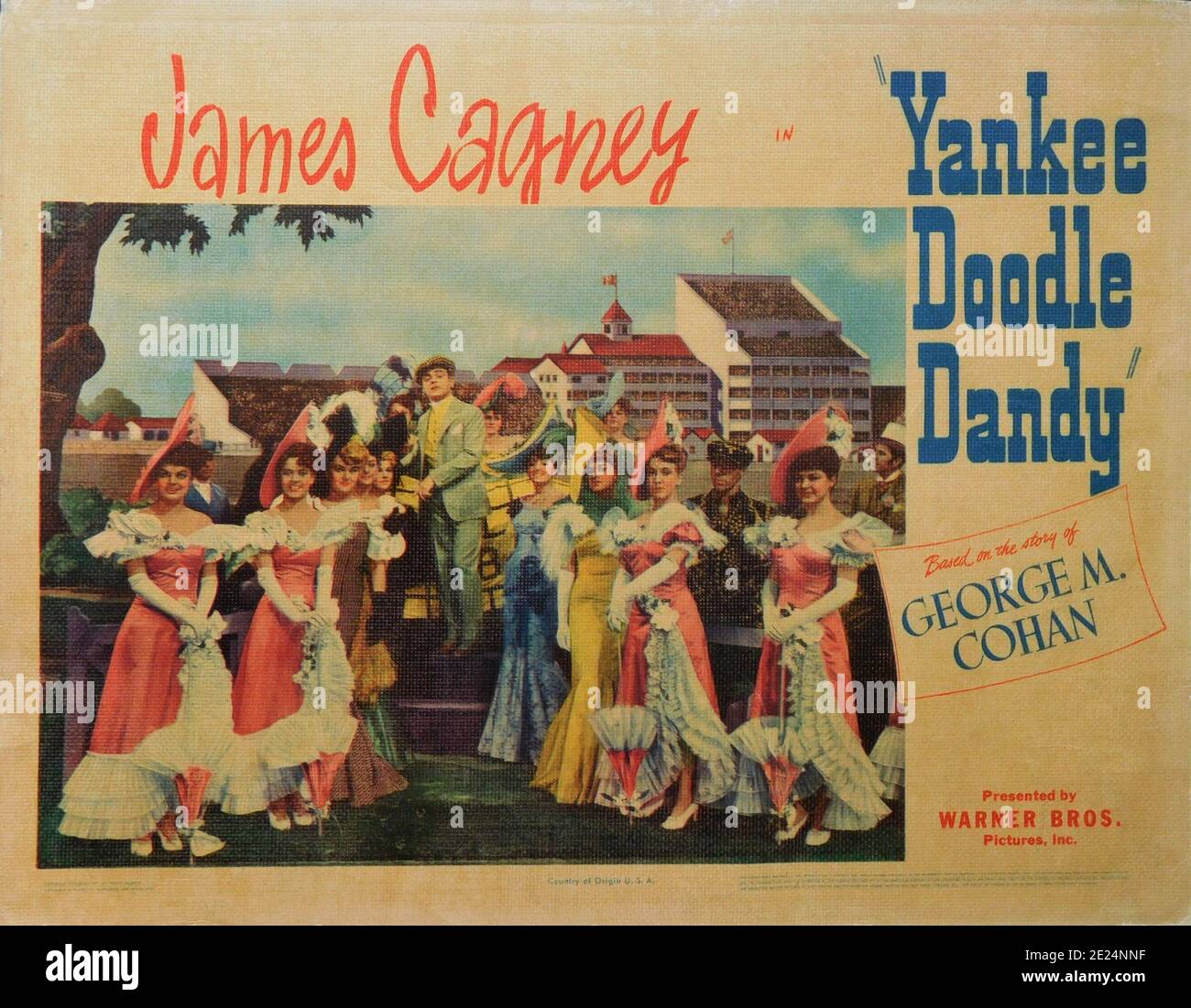 JAMES CAGNEY and Chorus Girls performing the Yankee Doodle Boy number ...